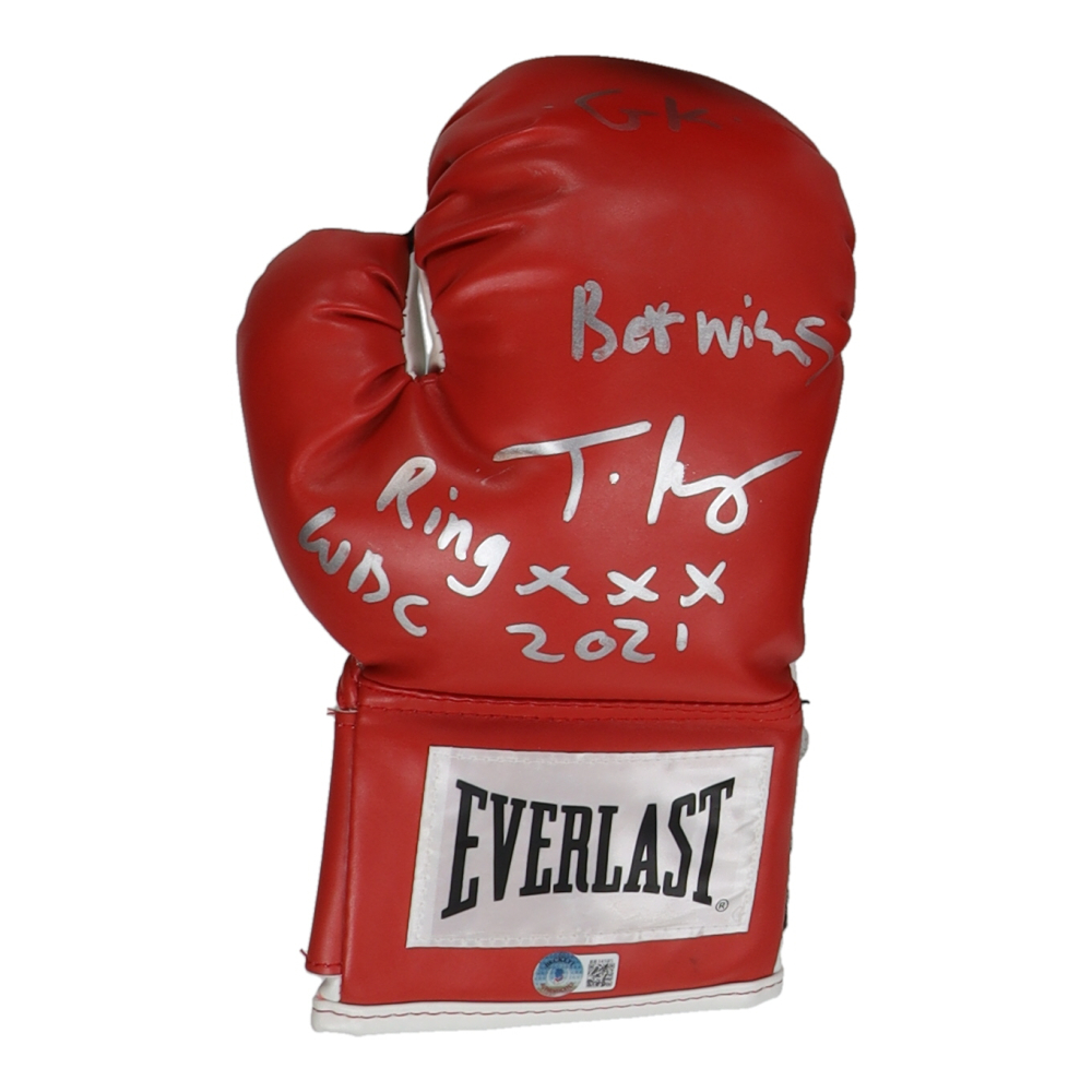 Tyson Fury Signed Everlast Boxing Glove Inscribed "Best Wishes" & "Ring ...