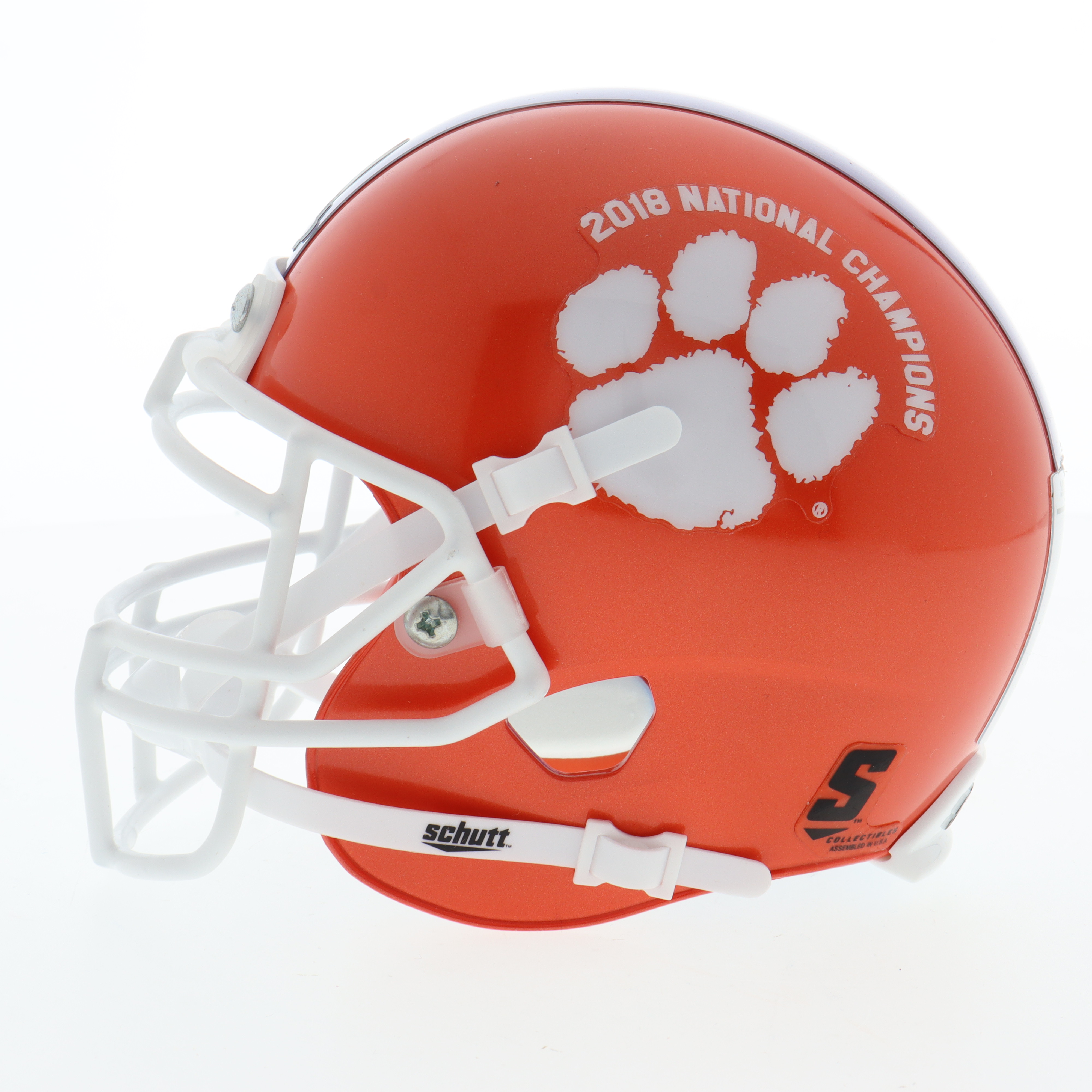 Travis Etienne Signed Clemson Tigers 2018 National Champions Mini ...