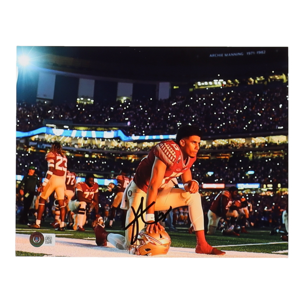 Jordan Travis Signed Florida State Seminoles 8x10 Photo (Beckett ...
