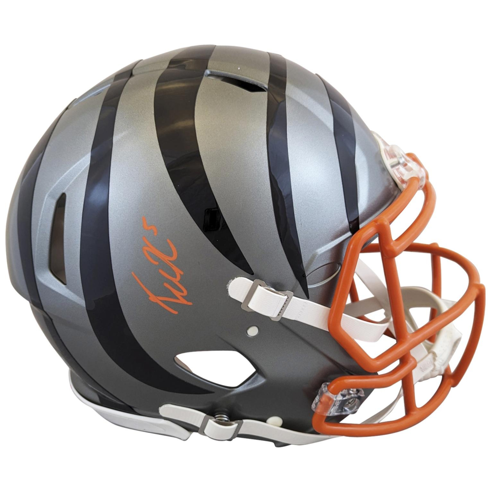 Tee Higgins Signed Bengals Flash Alternate Full-Size Authentic On-Field ...
