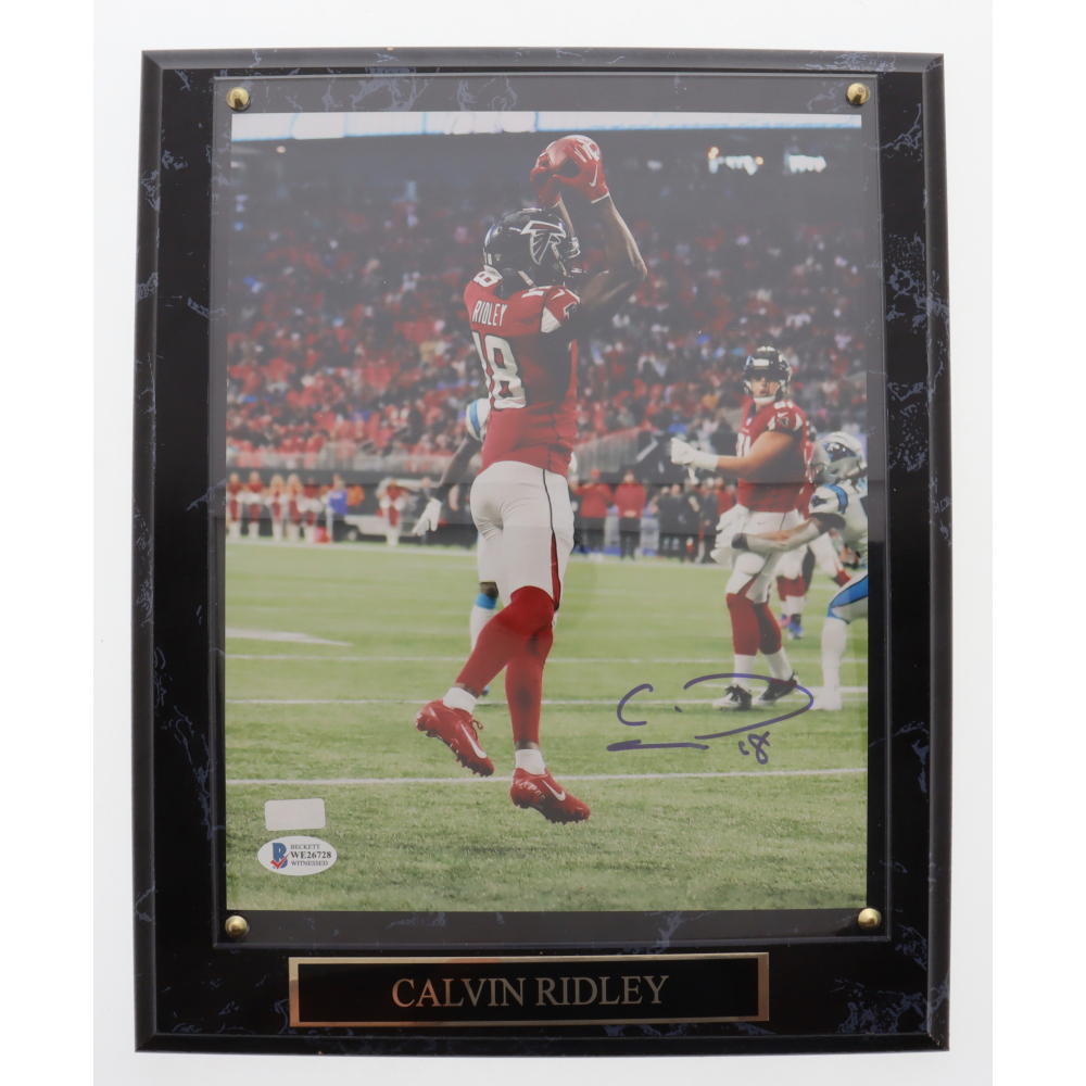 Calvin Ridley Signed Custom Plaque Photo Display (Beckett & Palm Beach ...