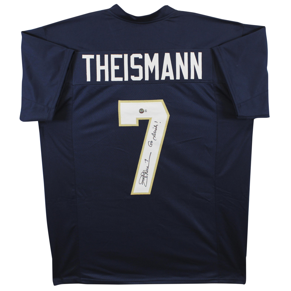 Joe Theismann Signed Jersey Inscribed "Go Irish!" (Beckett) | Pristine ...
