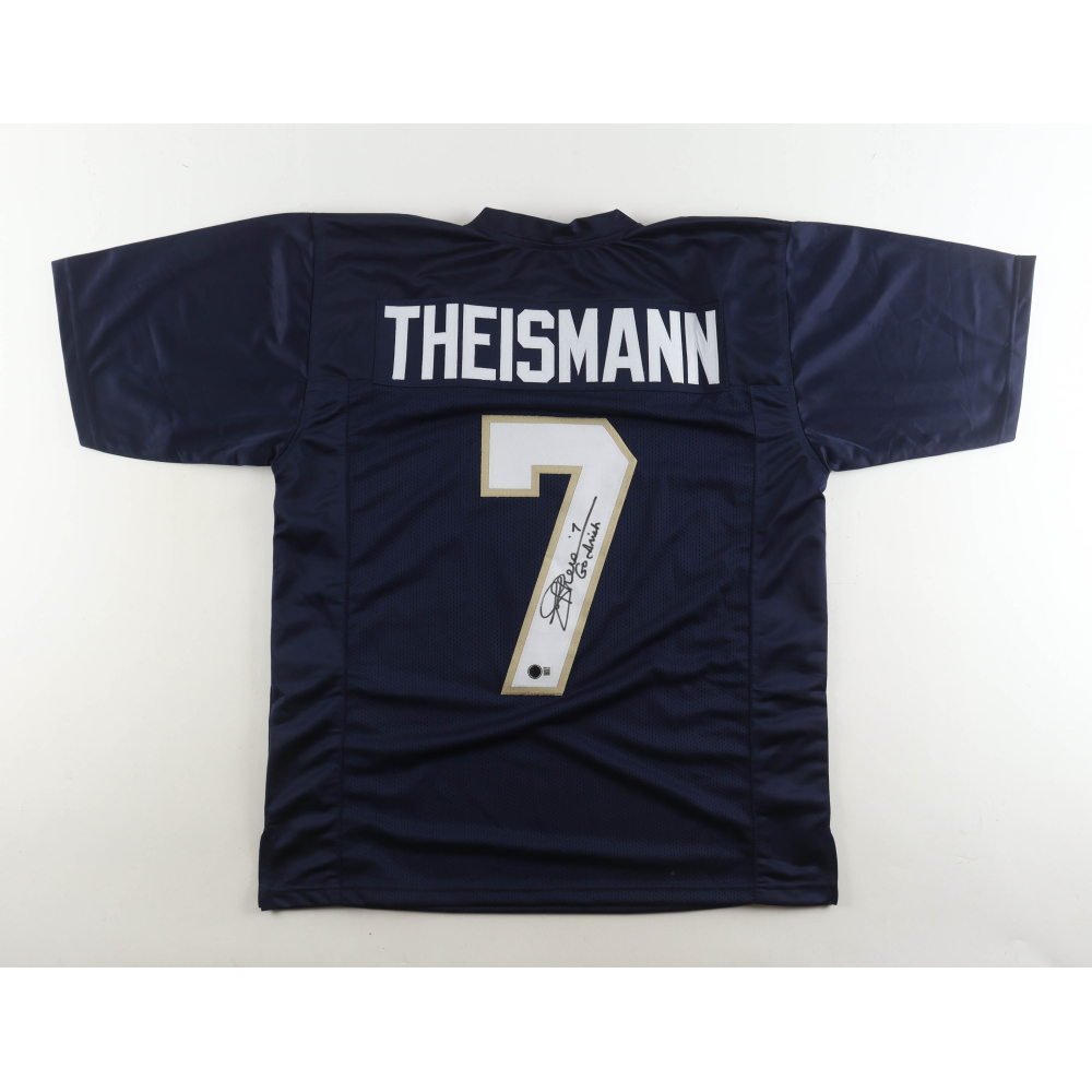 Joe Theismann Signed Jersey Inscribed "Go Irish!" (Beckett) | Pristine ...