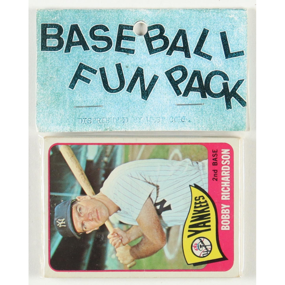 1965 Topps Baseball Card Fun Pack with (10) Cards | Pristine Auction
