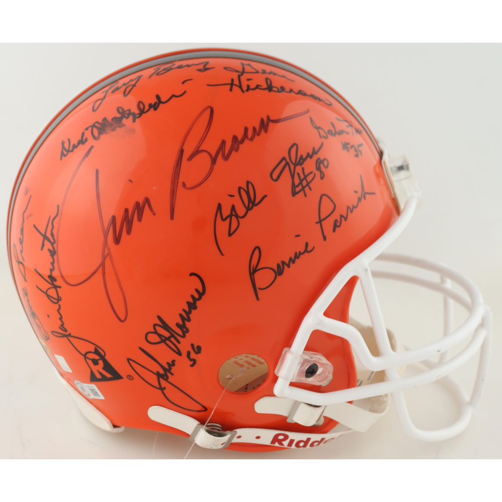 1964 Browns Full-Size Authentic On-Field Helmet Signed By (21) with Jim ...