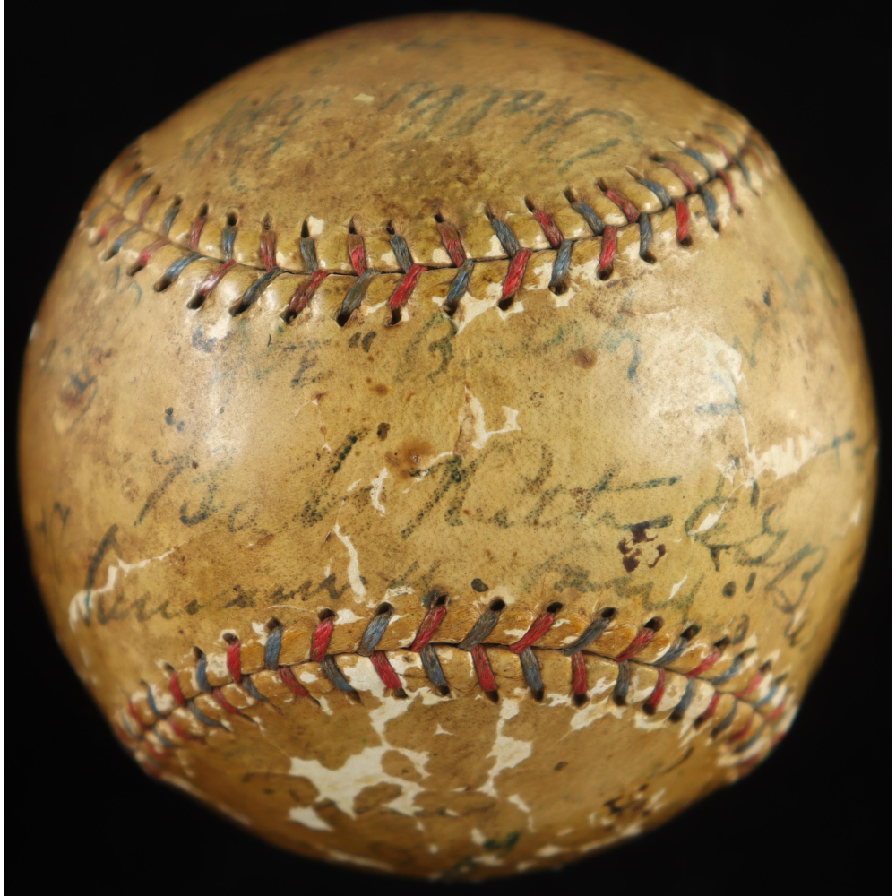 1923 Yankees World Champions OAL Baseball Team-Signed By (21) with Babe ...