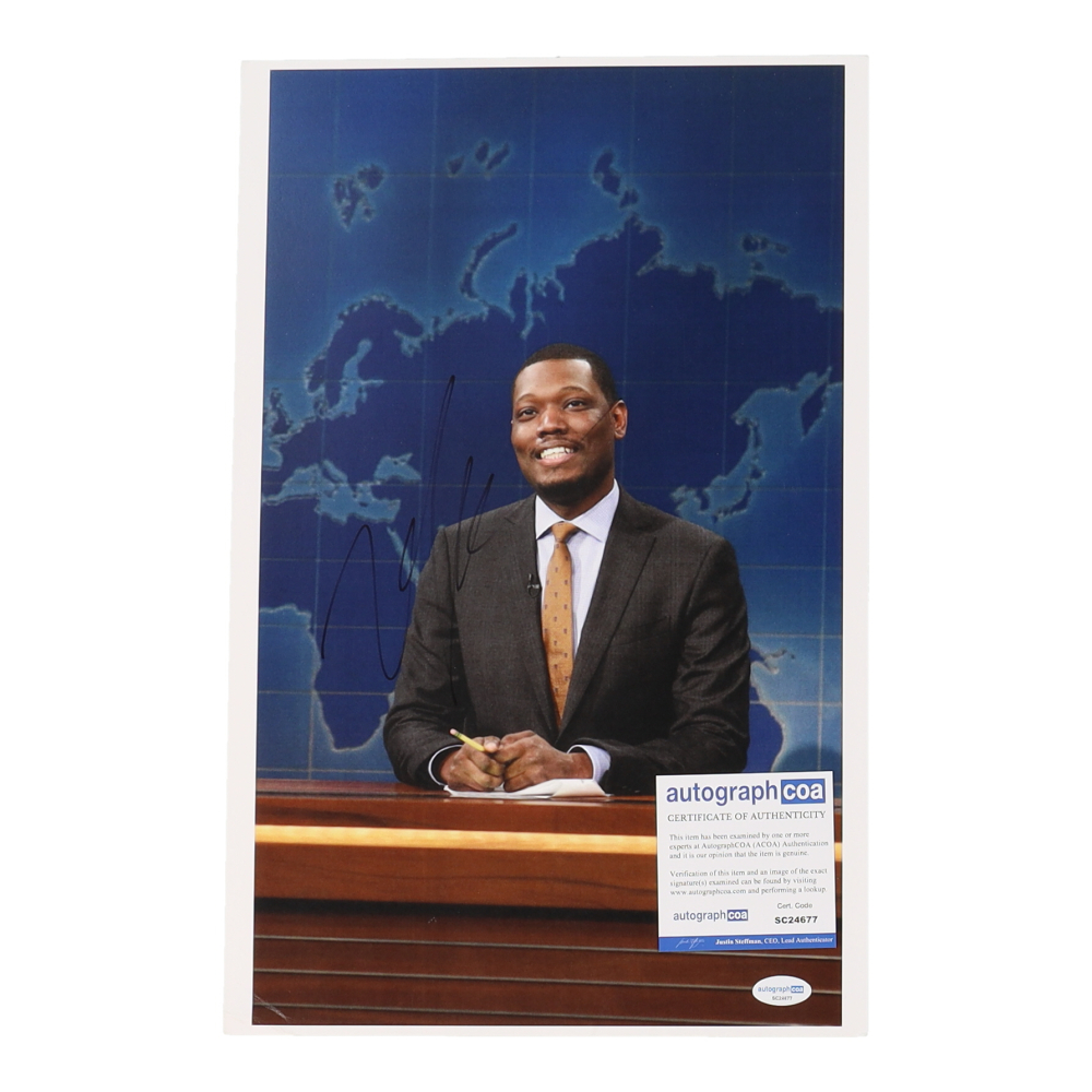 Michael Che Signed 11x17 Photo (ACOA) | Pristine Auction
