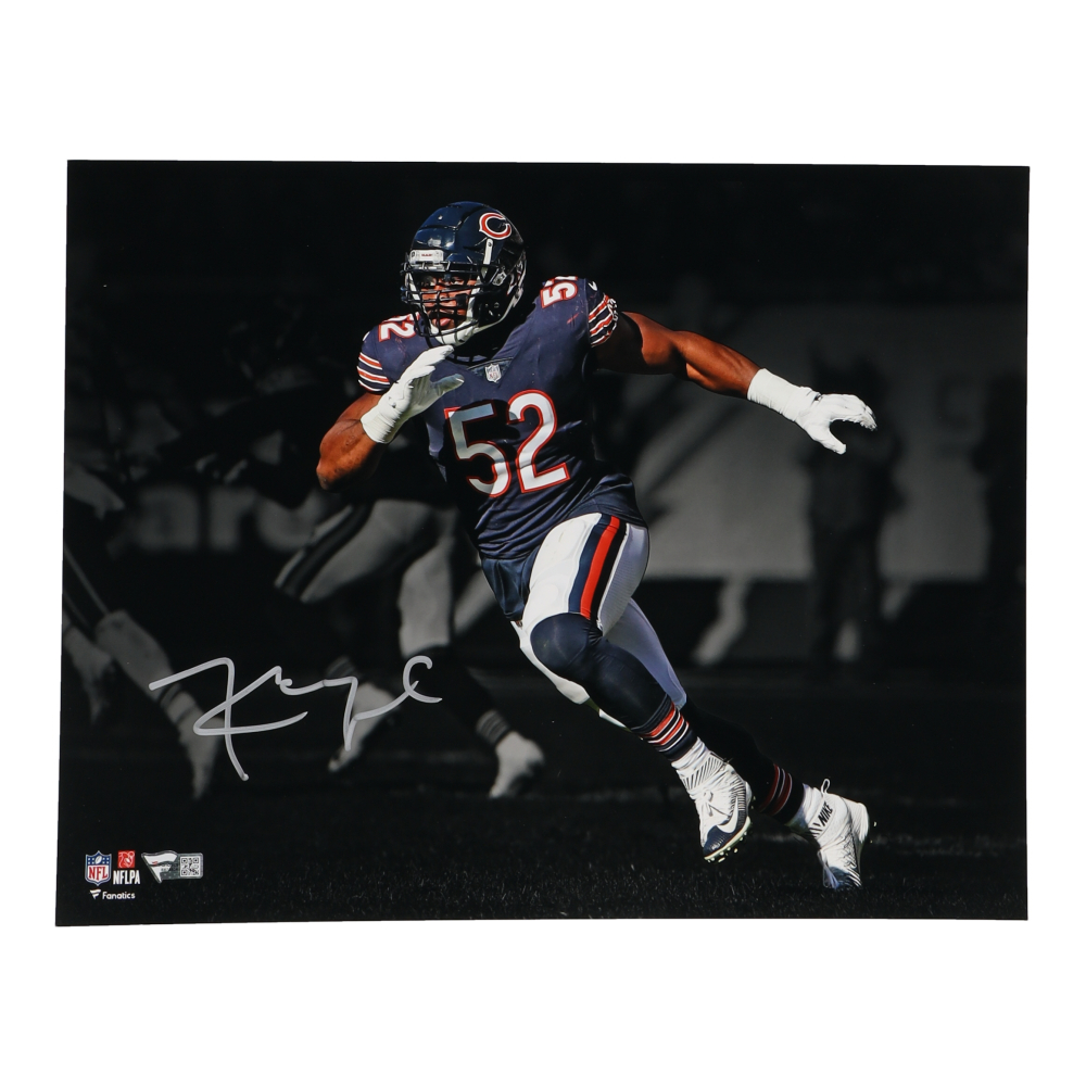 Khalil Mack Signed Bears 11x14 Photo (Fanatics) | Pristine Auction