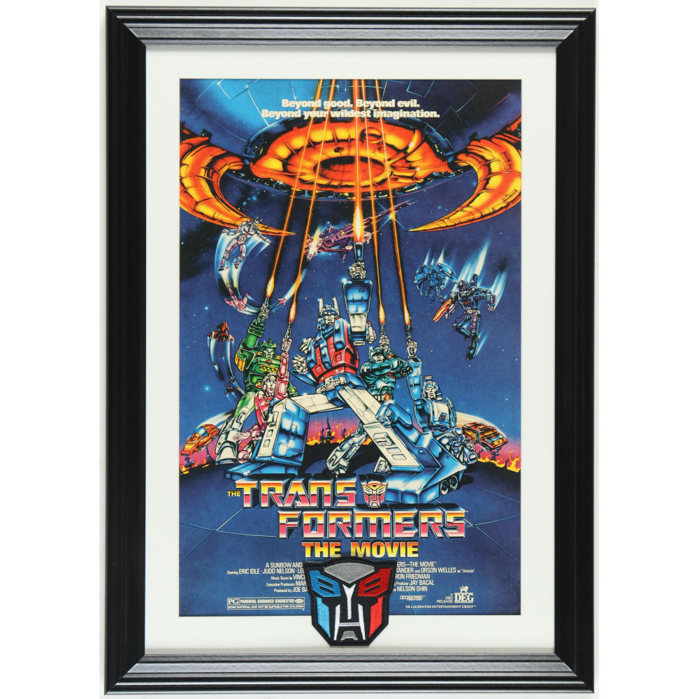 1986 "The Transformers: The Movie" Custom Framed Print Display With ...
