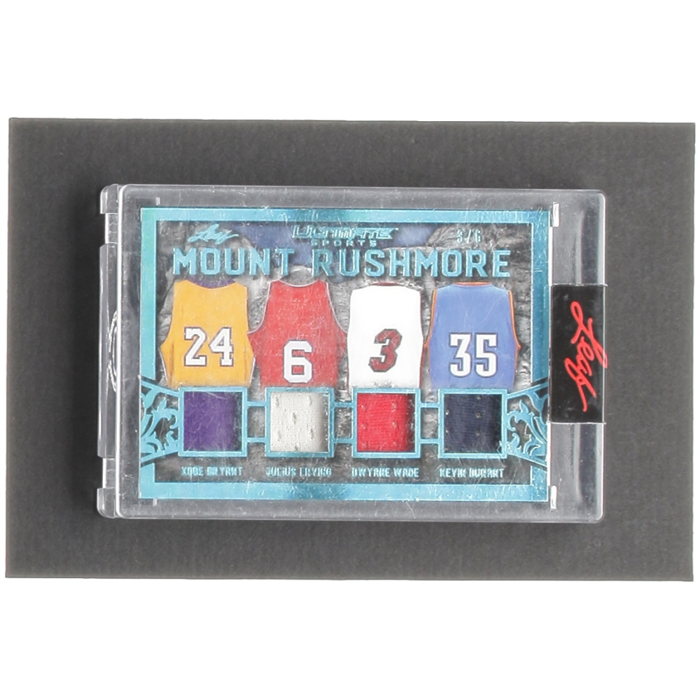 2021 Leaf Ultimate Sport Mount Rushmore Quad Memorabilia Platinum #MR03 ...