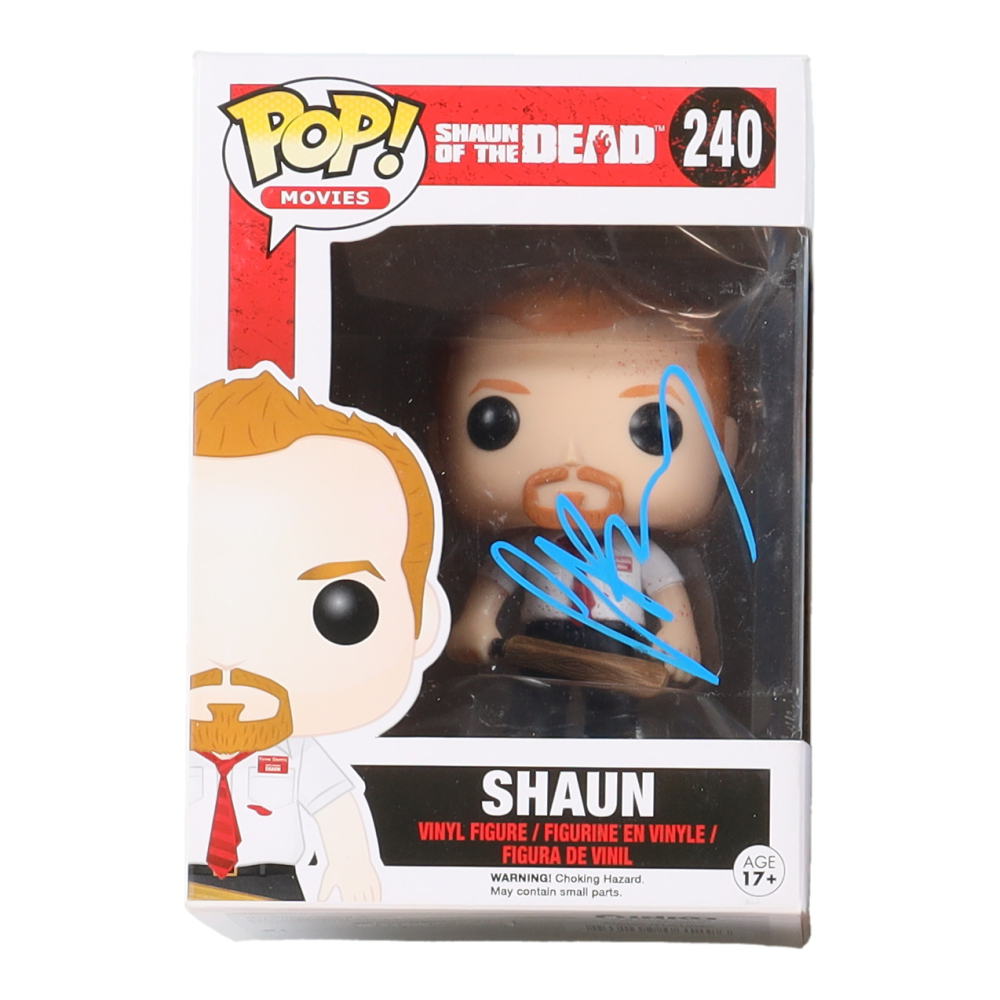 Simon Pegg Signed "Shaun of the Dead" #240 Shaun Funko Pop! Vinyl ...