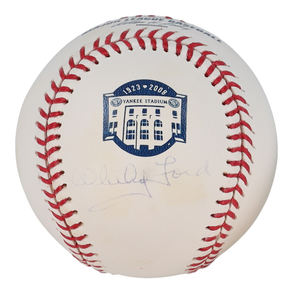 Whitey Ford Signed OML Baseball (MLB) | Pristine Auction