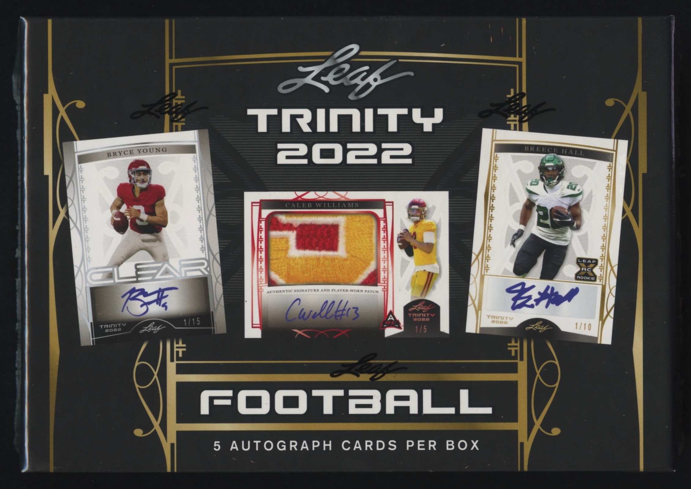 2022 Leaf Trinity Football Hobby Box | Pristine Auction