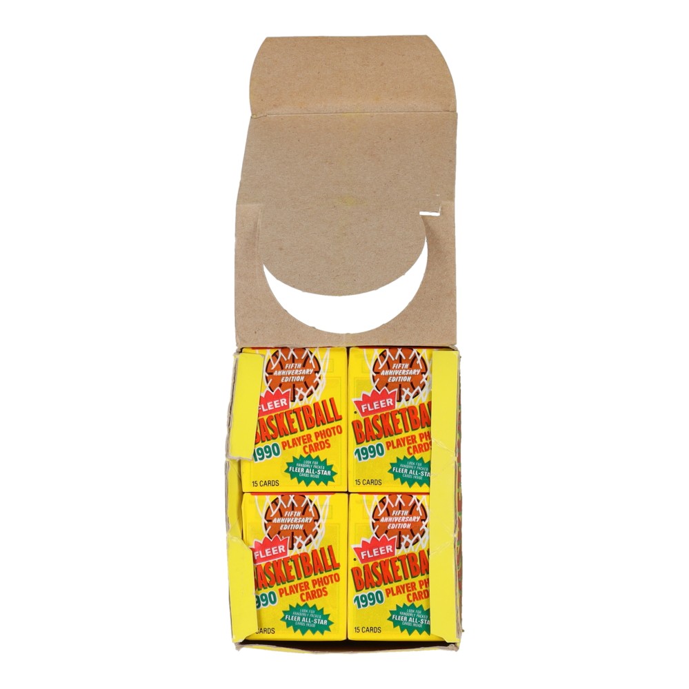 1990-91 Fleer Basketball Wax Box with (36) Packs | Pristine Auction