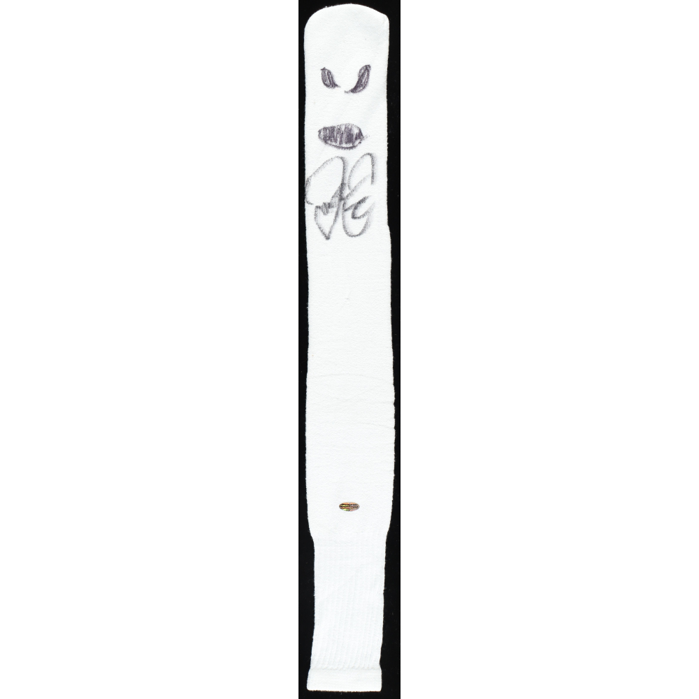 Mick Foley Signed WWE Mr. Socko Sock with Hand-Drawn Socko Face Sketch ...