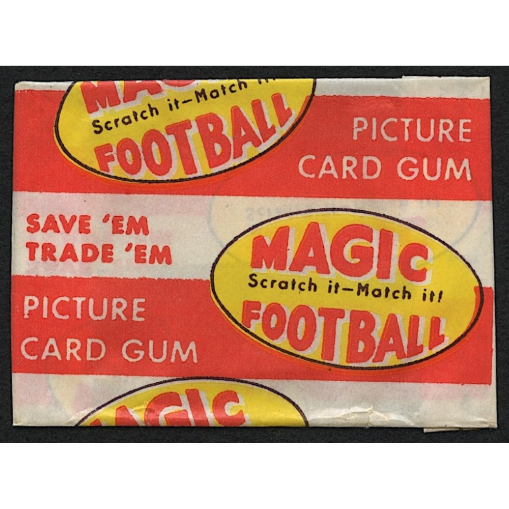 1951 Topps Magic Football Wax Pack Wrapper | Pristine Auction