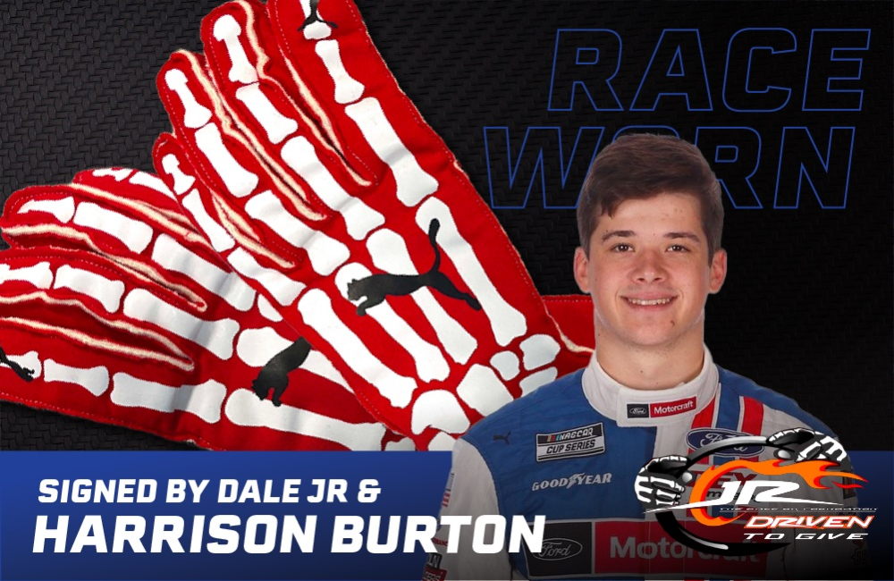 Harrison Burton 2023 Bristol Race Worn & Signed Gloves | Also Signed by ...