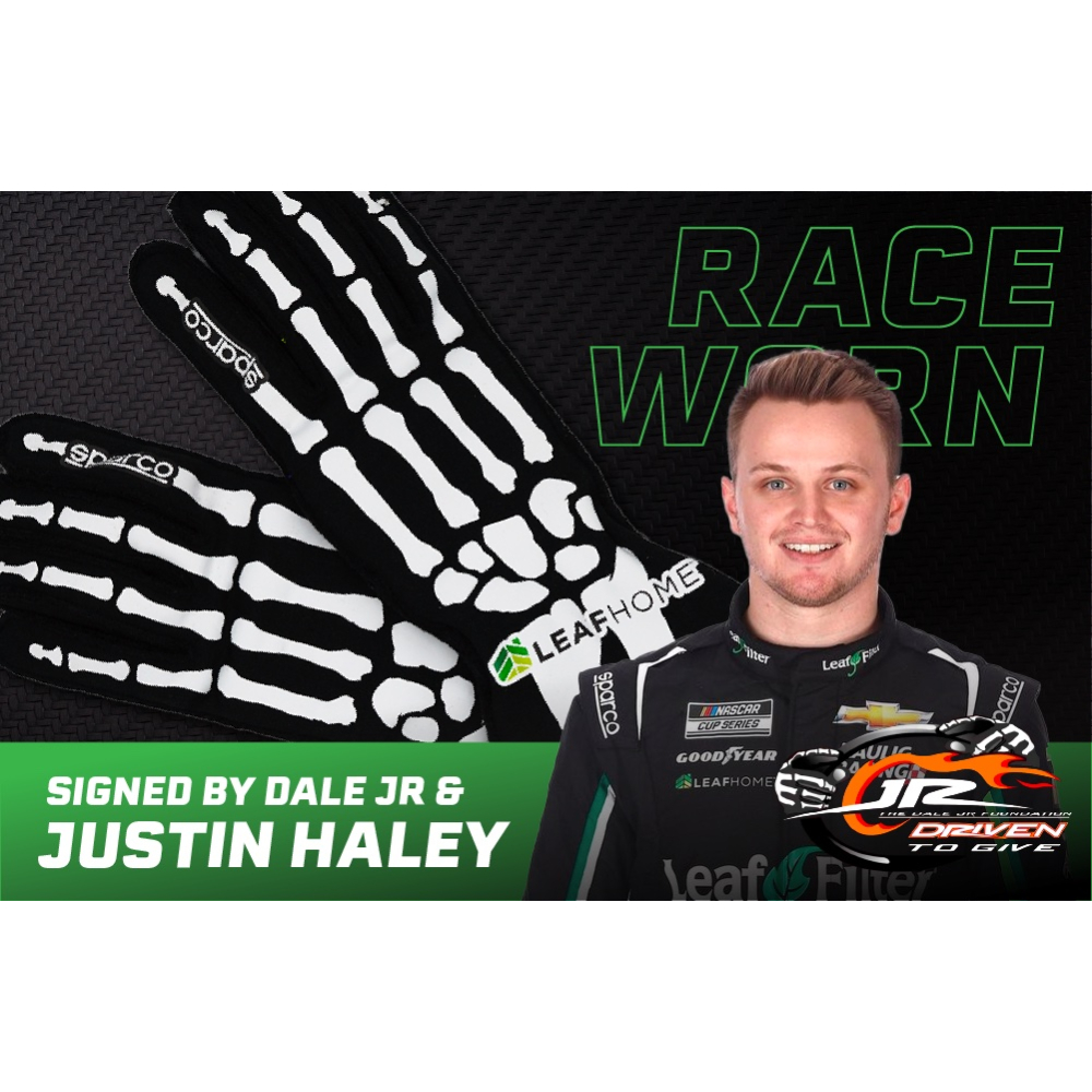 Justin Haley 2023 Bristol Race Worn & Signed Gloves | Also Signed by ...