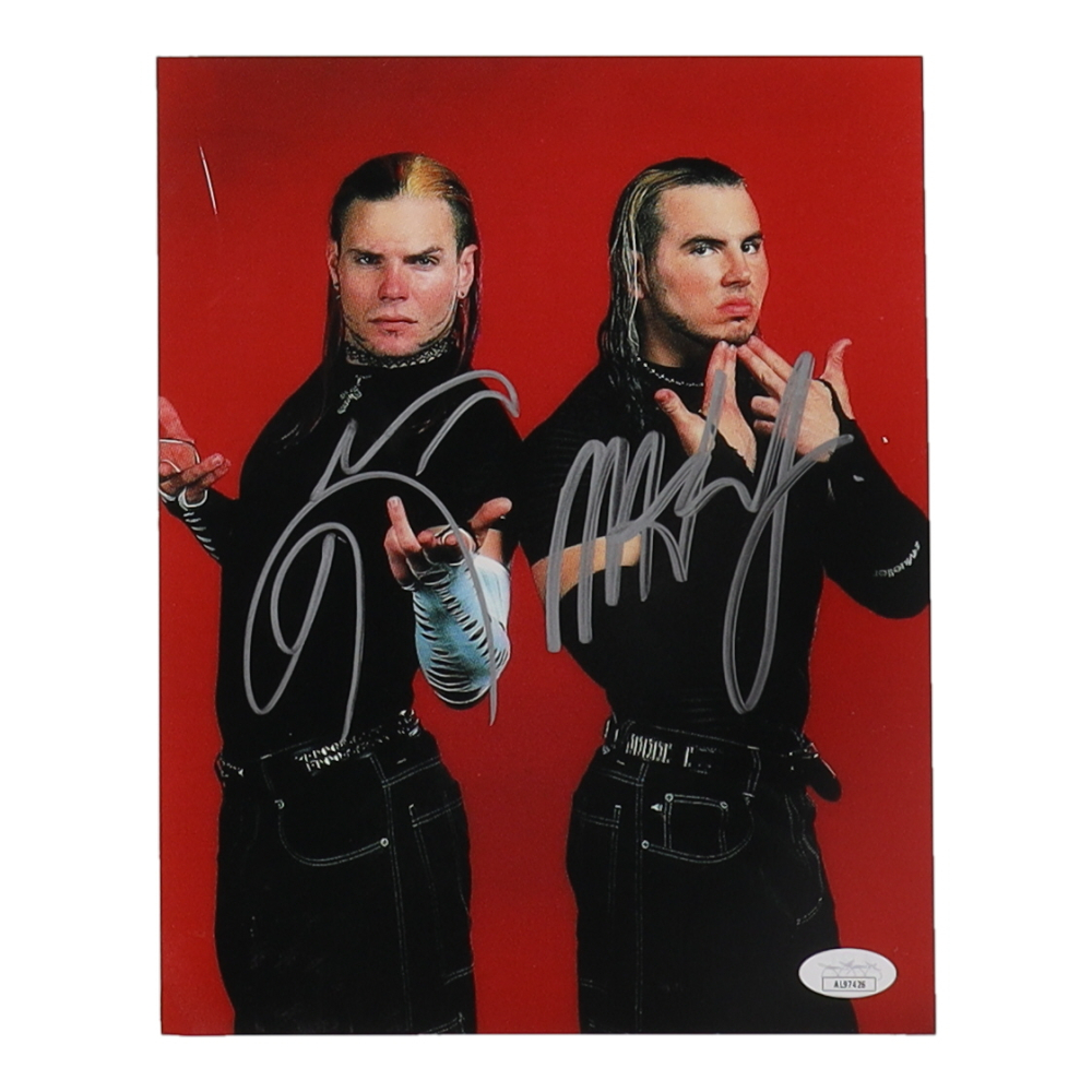 Jeff Hardy & Matt Hardy Signed WWE 8x10 Photo (JSA) | Pristine Auction