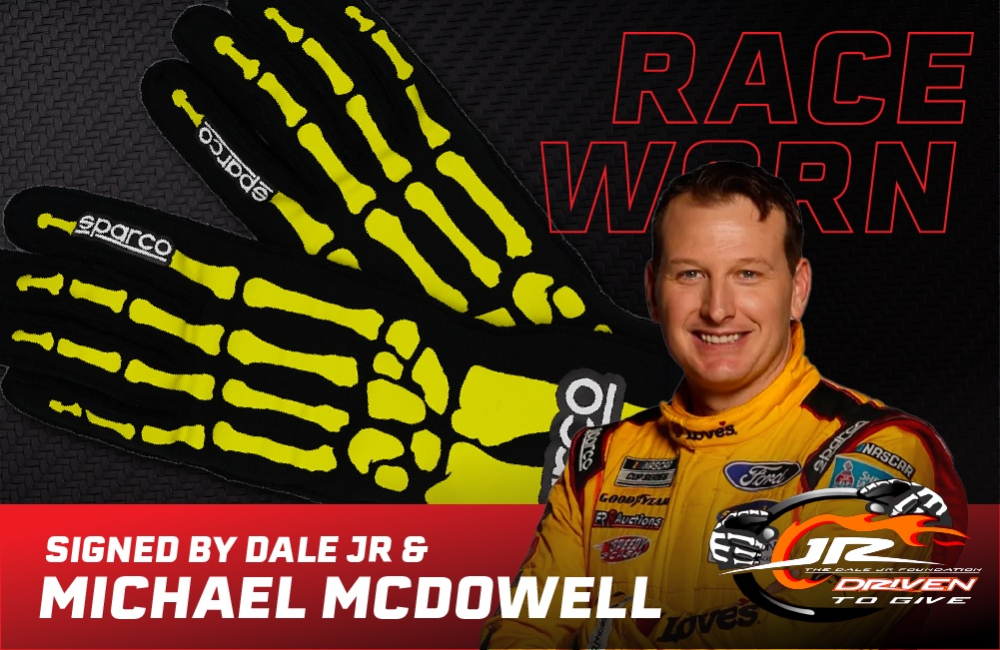 Michael McDowell 2023 Bristol Race Worn & Signed Gloves | Also Signed ...