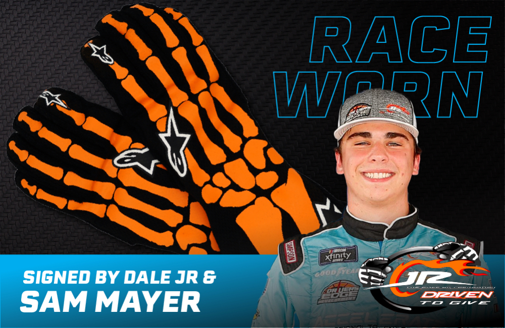 Sam Mayer 2023 Bristol Race Worn & Signed Gloves | Also Signed by Dale ...