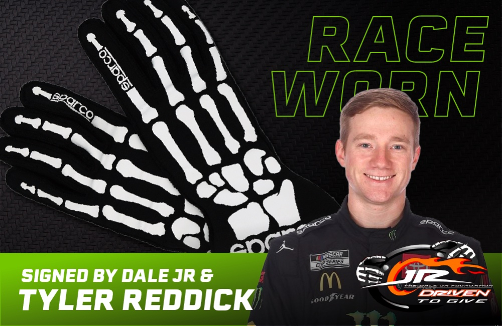Tyler Reddick 2023 Bristol Race Worn & Signed Gloves | Also Signed by ...