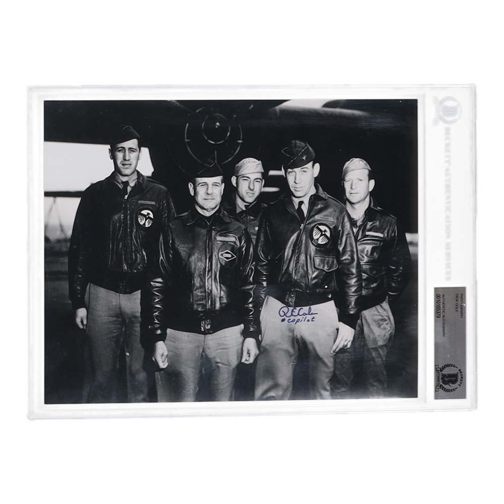 Richard E. Cole Signed 8x10 Photo Inscribed "# Copilot" (Beckett ...