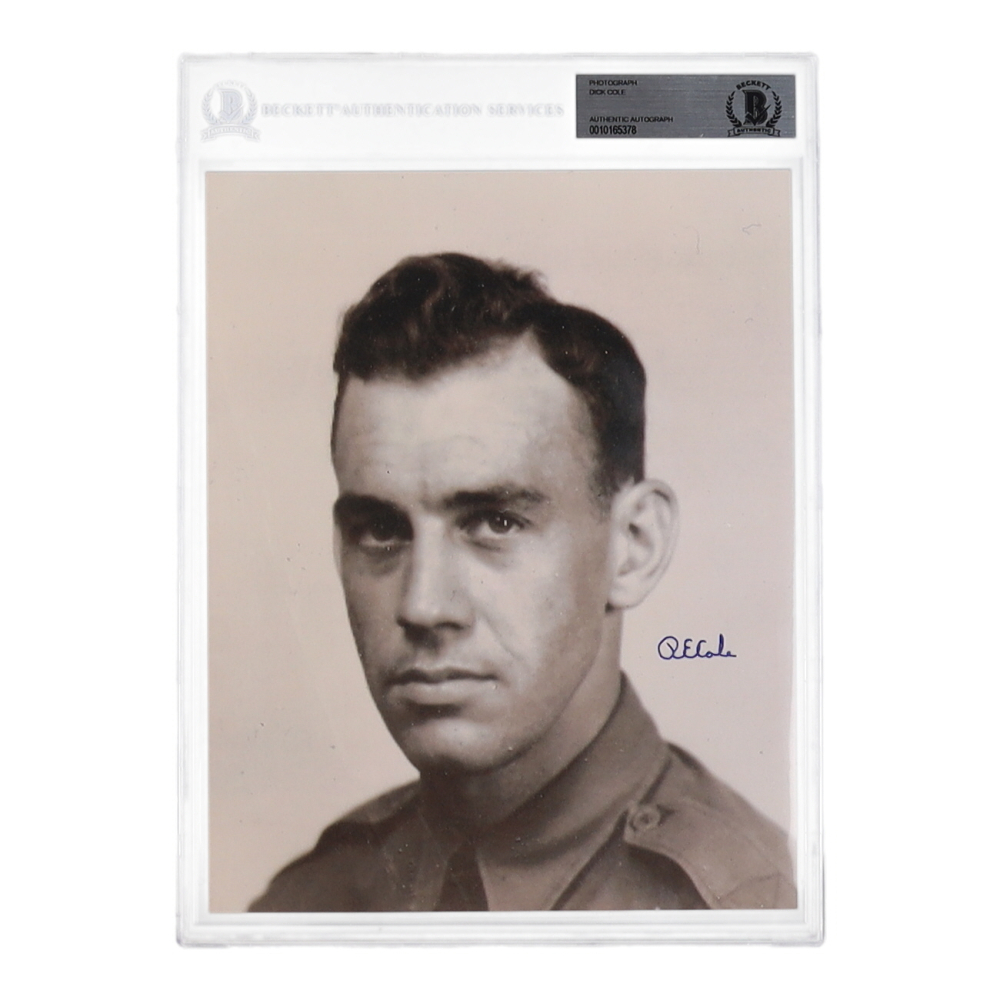 Richard E. Cole Signed 8x10 Photo (Beckett) | Pristine Auction