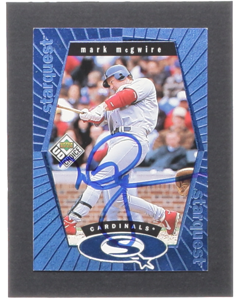 Mark McGwire Signed 1999 UD Choice StarQuest #22 (JSA) | Pristine Auction