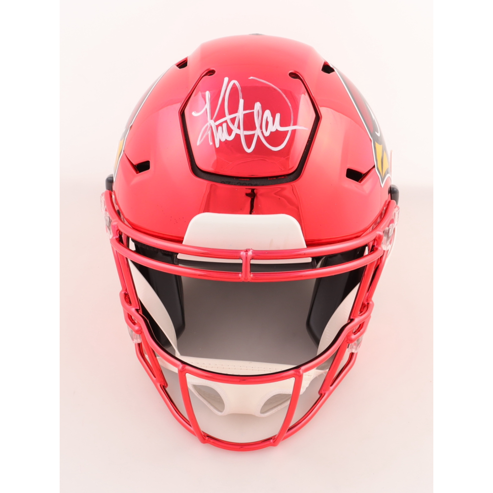 Kurt Warner Signed Cardinals Full-Size Authentic Chrome On-Field ...