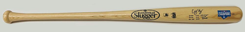 Corey Seager Signed LE Louisville Slugger Dodgers 2020 World Series ...