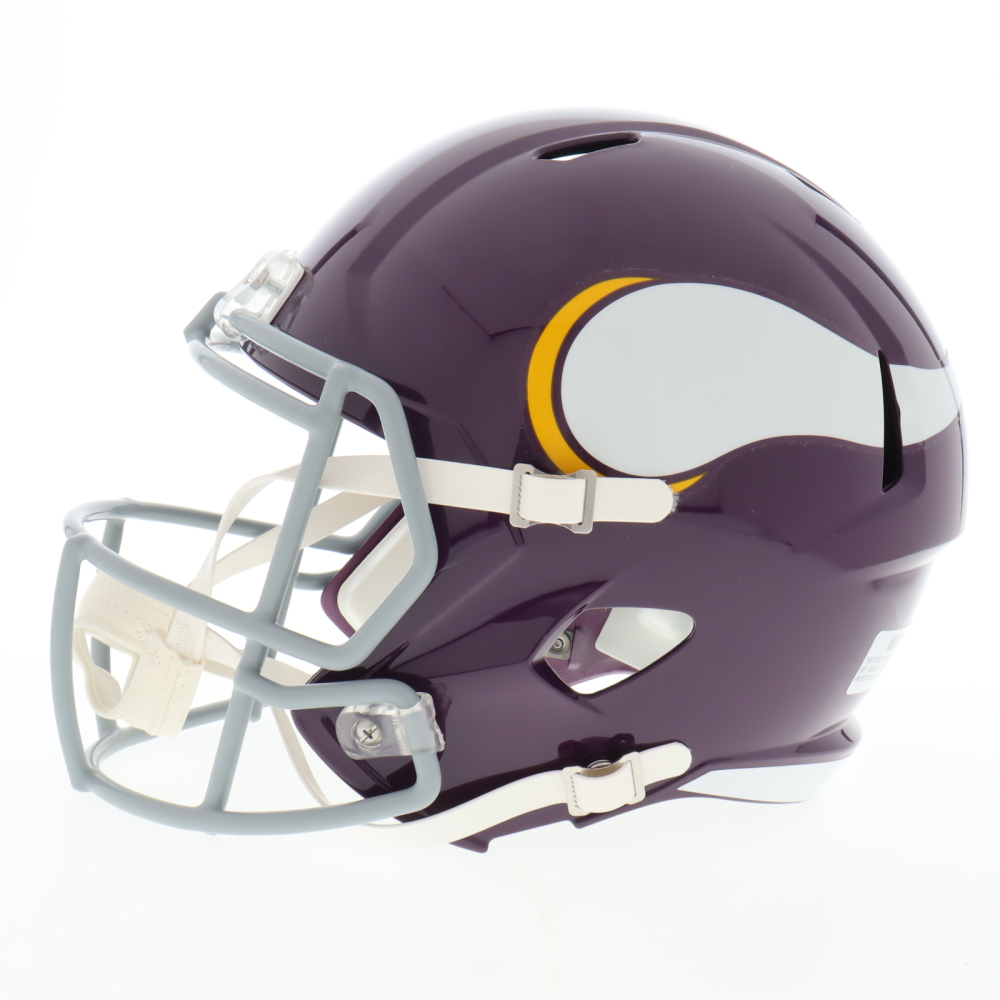 "Purple People Eaters" Vikings Full-Size Speed Helmet Signed By (4 ...