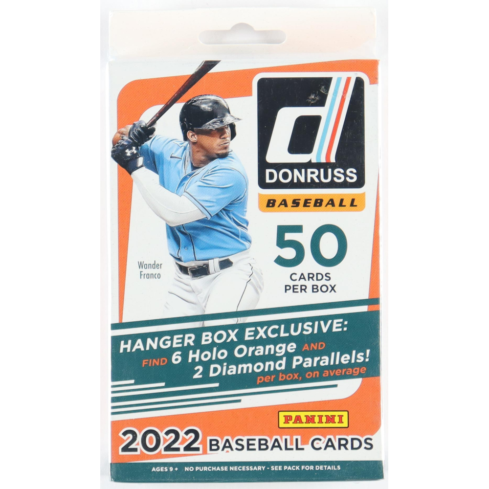 2022 Panini Donruss Baseball Hanger Box with (50) Cards | Pristine Auction