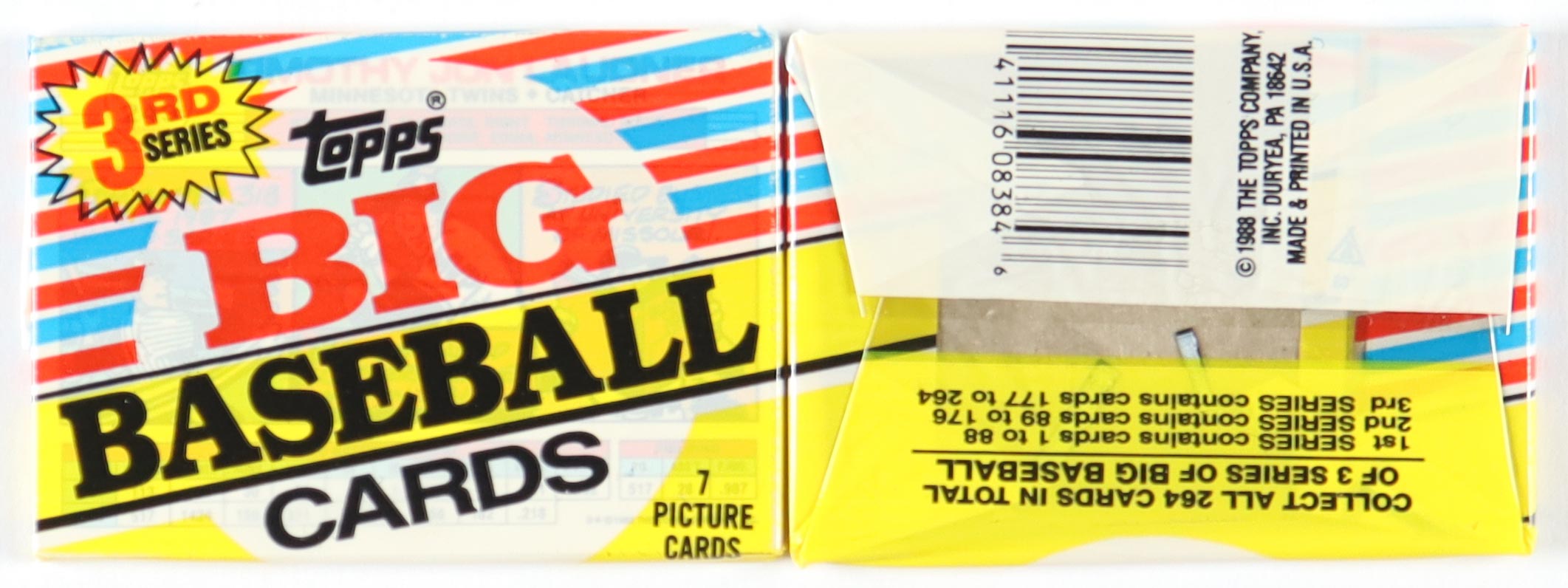 1988 Topps Big Series 2 Baseball Box with (36) Packs | Pristine Auction