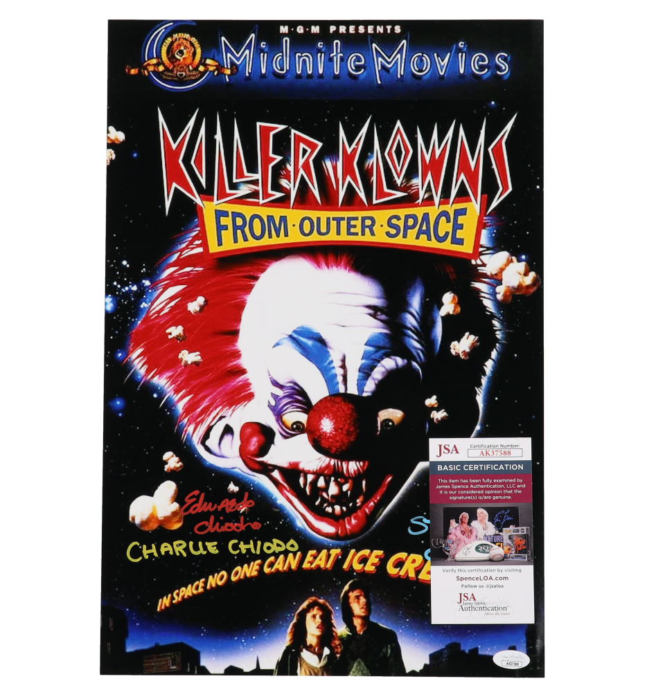 Stephen Chiodo, Charlie Chiodo, & Edward Chiodo Signed "Killer Klowns ...