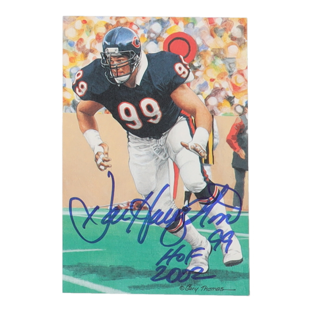 Dan Hampton Signed LE Bears Pro Football Hall of Fame Art Series ...