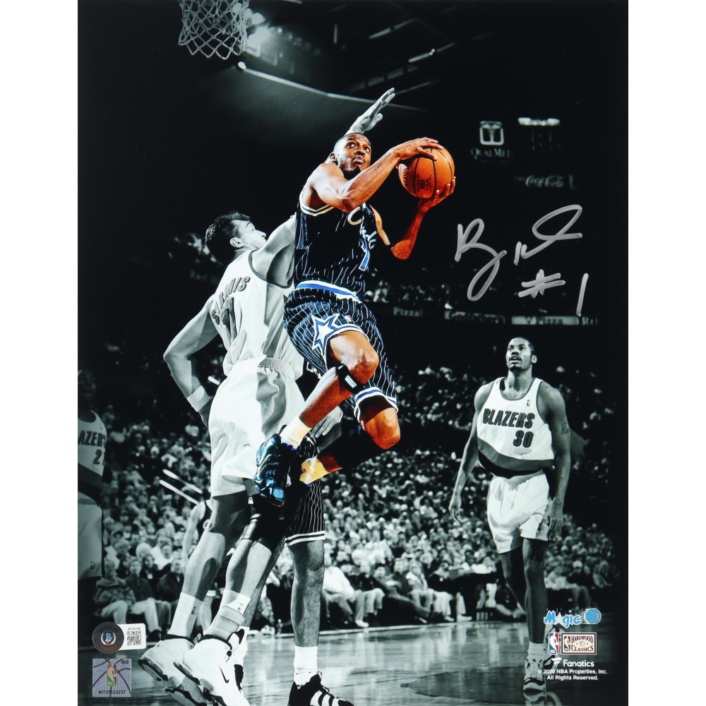 Anfernee "Penny" Hardaway Signed Magic 11x14 Photo (Beckett) | Pristine ...