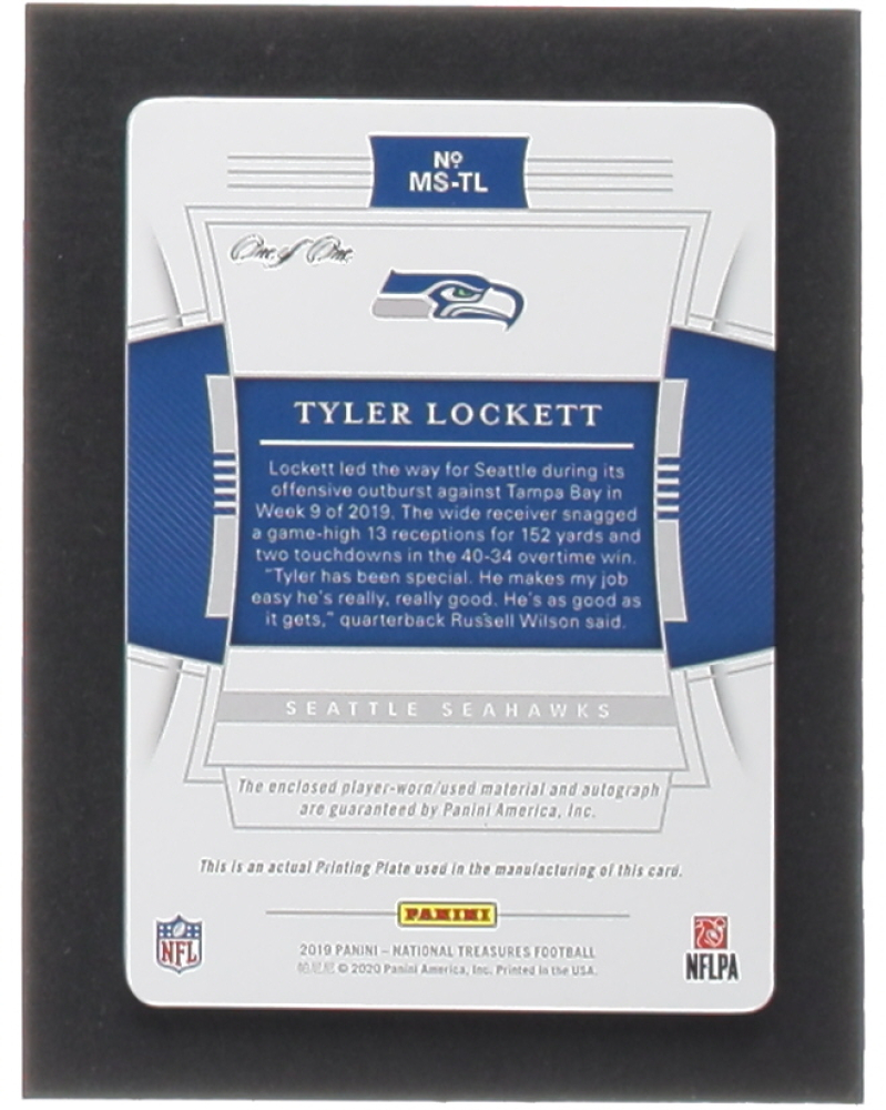 Tyler Lockett 2019 Panini National Treasures Material Signatures ...