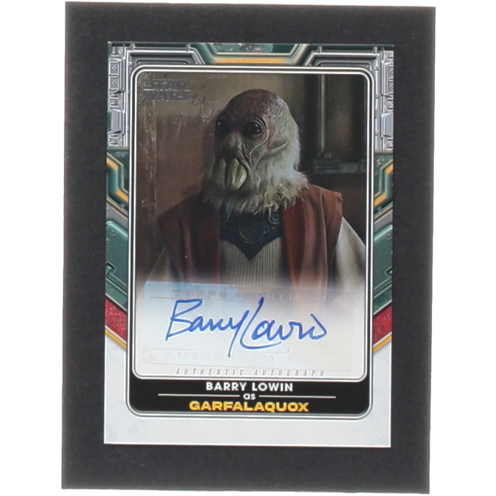 Barry Lowin as Garfalaquox 2022 Topps Star Wars The Book of Boba Fett ...