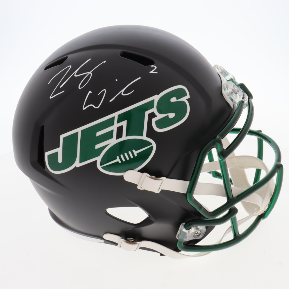 Zach Wilson Signed Jets Full-Size Speed Helmet (Beckett) | Pristine Auction