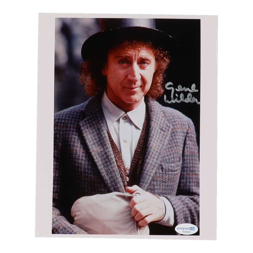 Gene Wilder Signed "Willy Wonka & the Chocolate Factory" 8x10 Photo ...