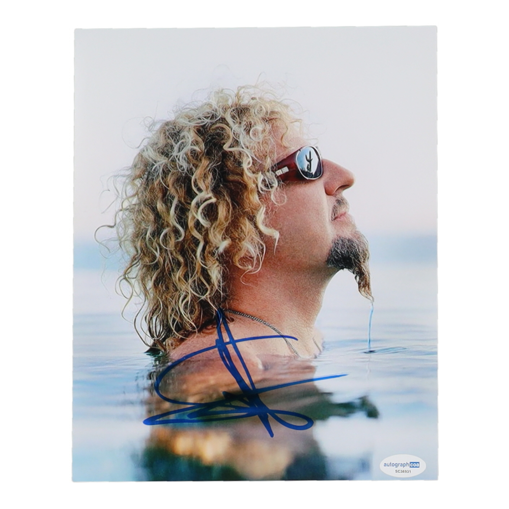 Sammy Hagar Signed 8x10 Photo (ACOA) | Pristine Auction