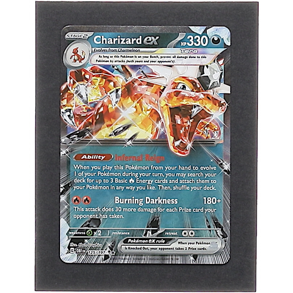 Charizard EX 2023 Pokemon Scarlet and Violet Obsidian Flames Reverse ...