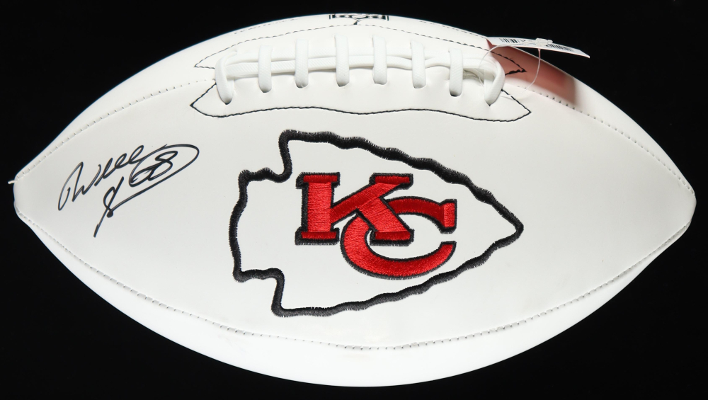 Will Shields Signed Chiefs Logo Football (TSE) | Pristine Auction