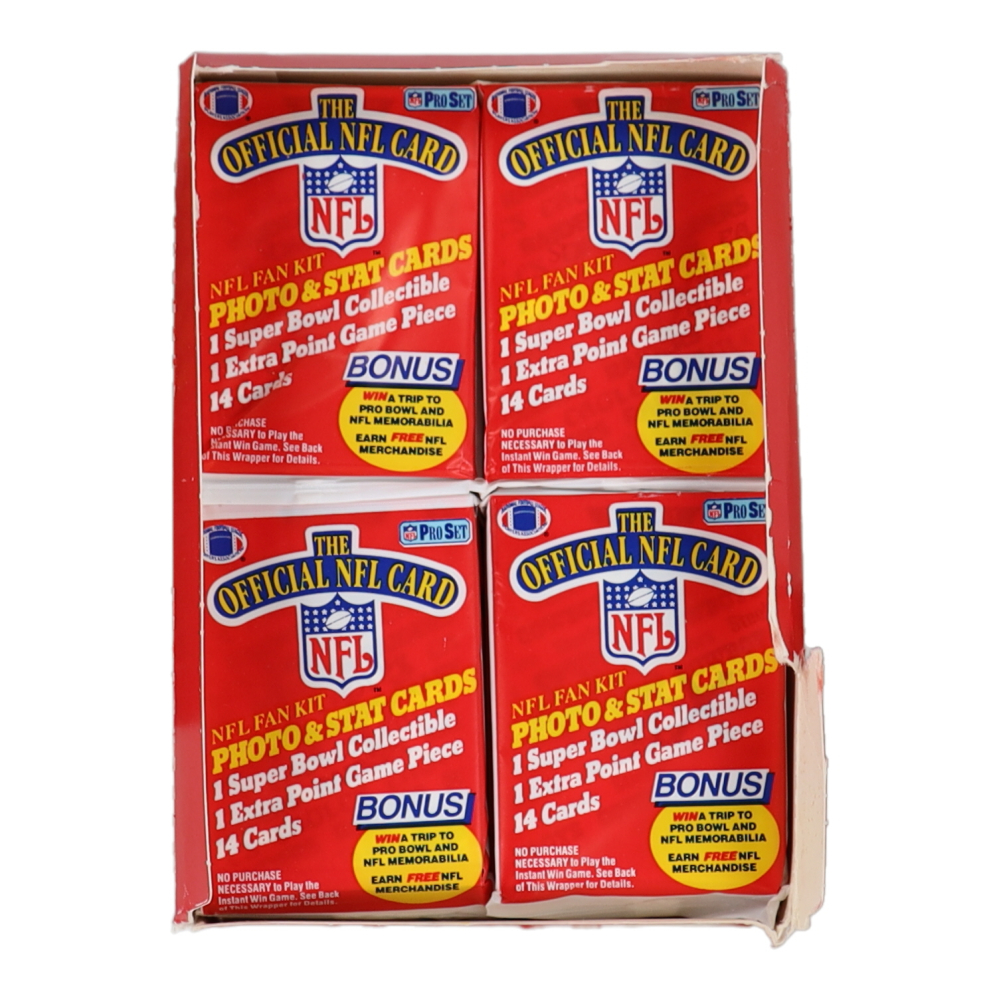 1989 Pro Set Series 1 Football Wax Box with (36) Packs | Pristine Auction