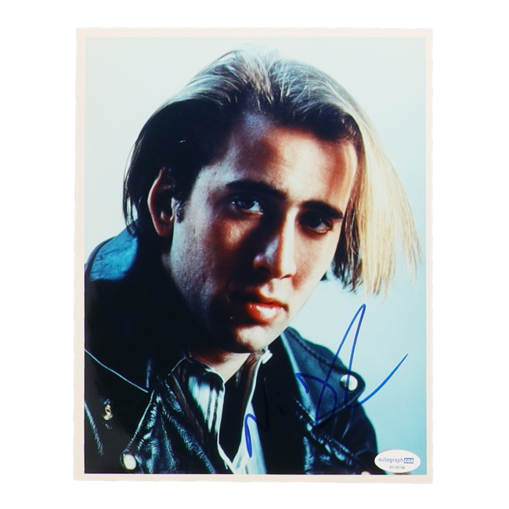 Nicolas Cage Signed 8x10 Photo (AutographCOA) | Pristine Auction
