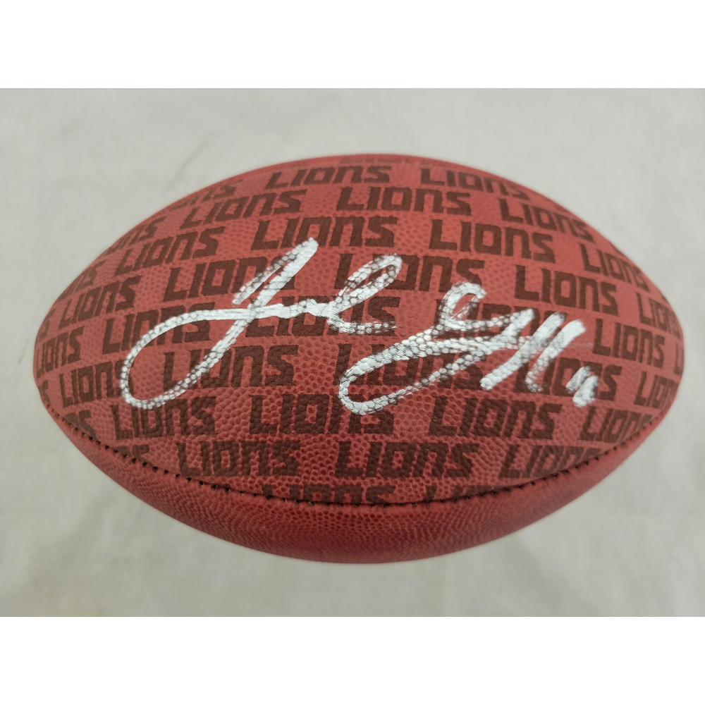 Jared Goff Signed Official NFL "The Duke" Game Ball Lions Logo Football ...