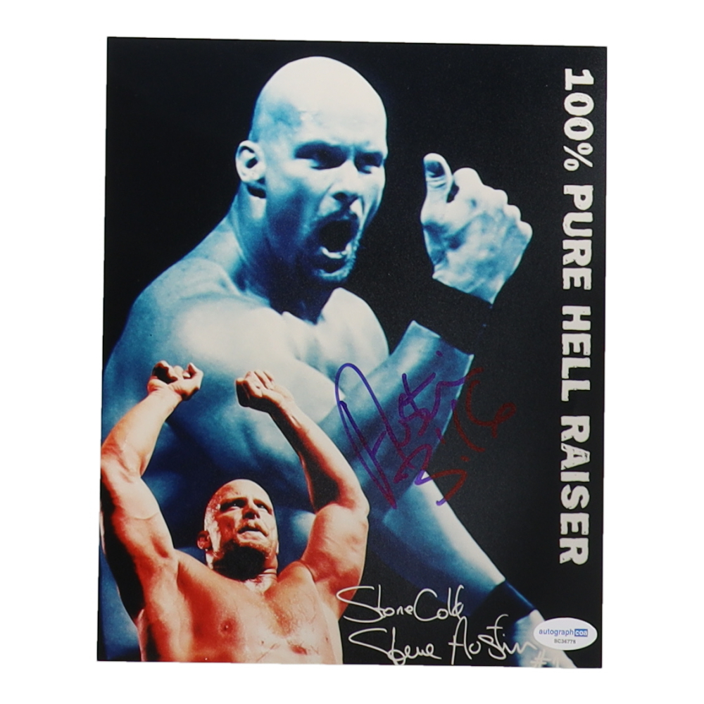 Stone Cold Steve Austin Signed WWE 8x10 Photo (ACOA) | Pristine Auction