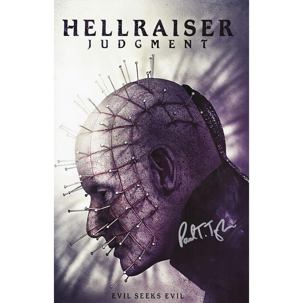 Paul T. Taylor Signed "Hellraiser: Judgment" 11x17 Photo (Schwartz ...