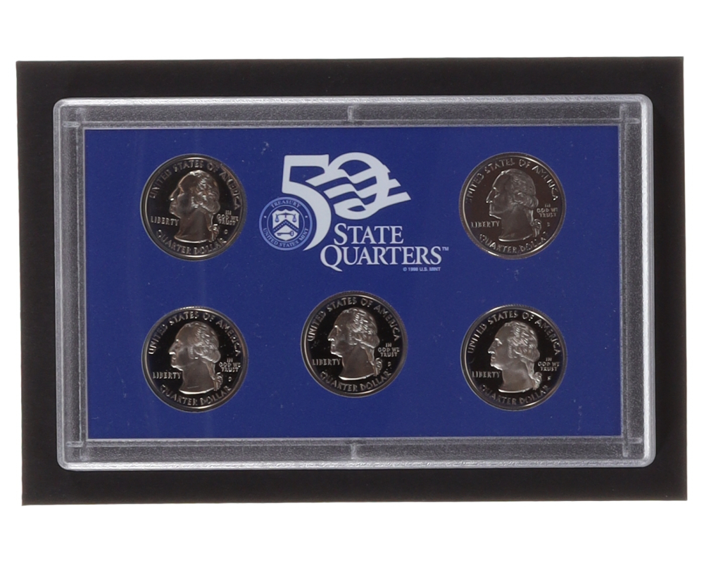 1999-S United States Mint Proof Set with (9) Coins & Original Packaging ...